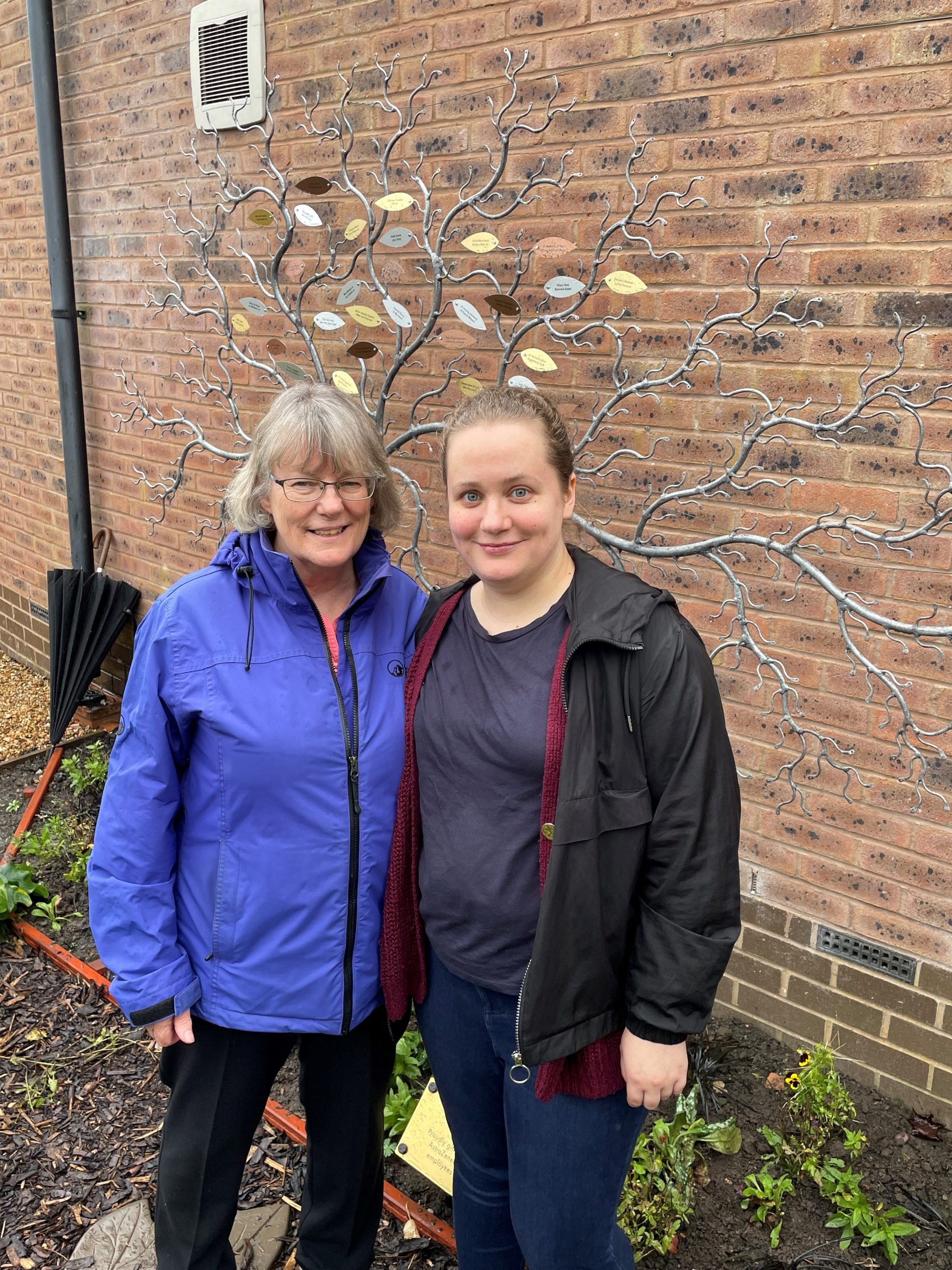 The first subscriber to the Memory Tree - East Cheshire Hospice