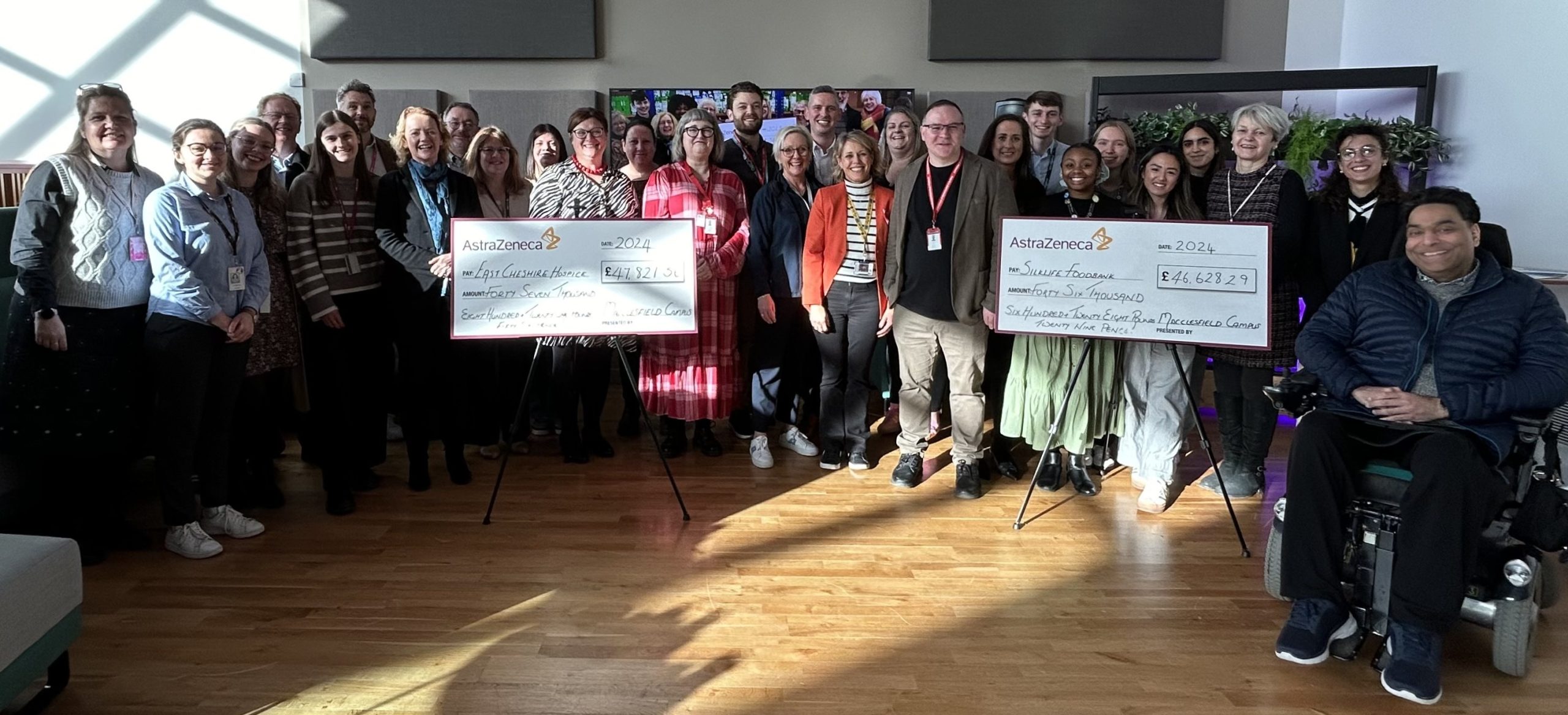 AstraZeneca employees raise outstanding amount of funds - East Cheshire ...